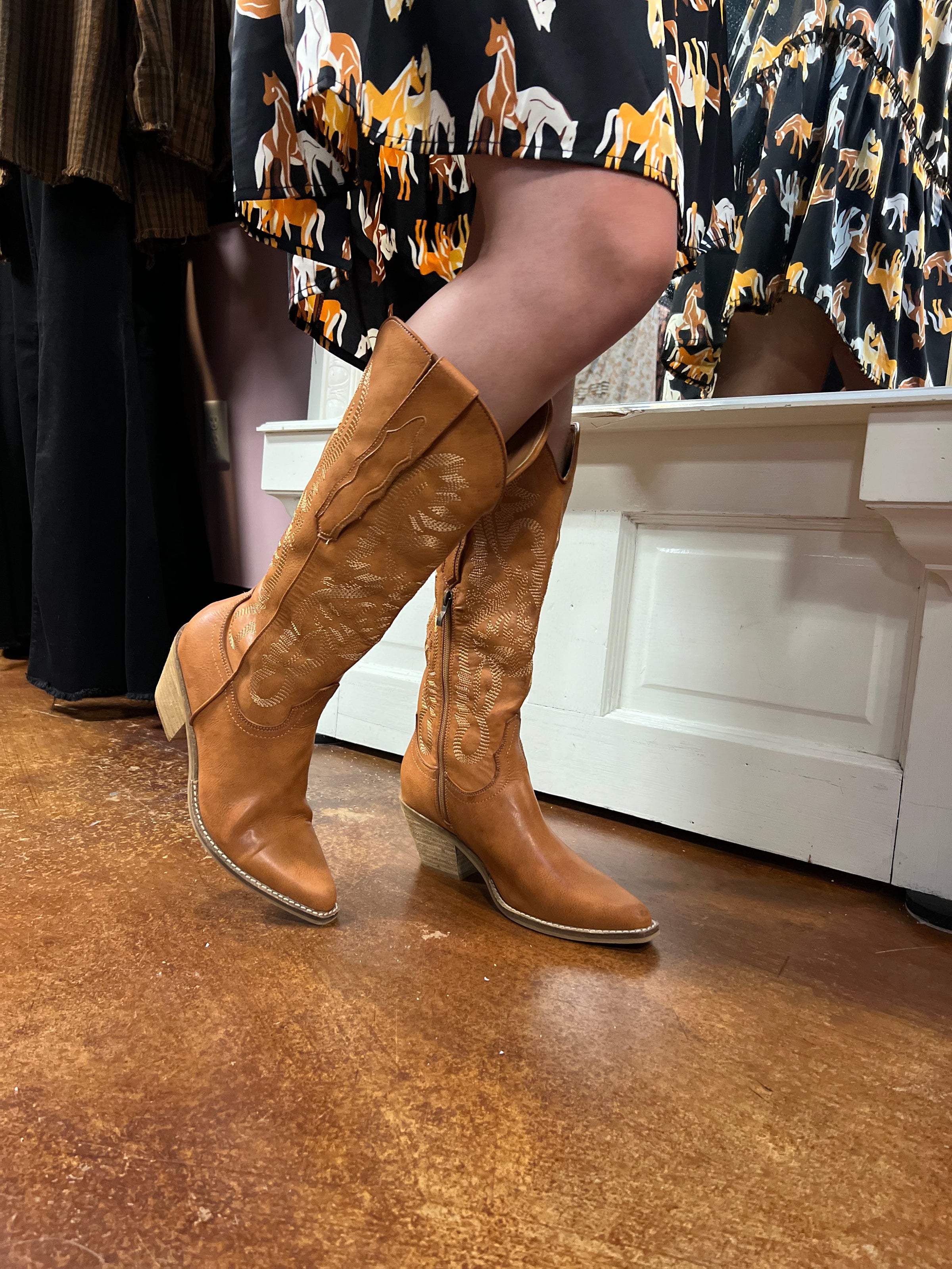 Camel Colored Cowboy Boots